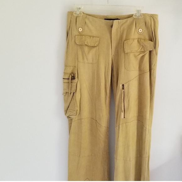 Ralph Lauren Blue Label | Pants & Jumpsuits | Ralph Laurenblue Label Tan Leather Cargo Pants ...